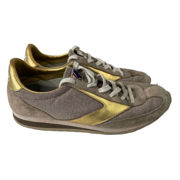 Brooks | Shoes | Vintage Brooks Womens Vanguard Beigegold Lifestyle ...